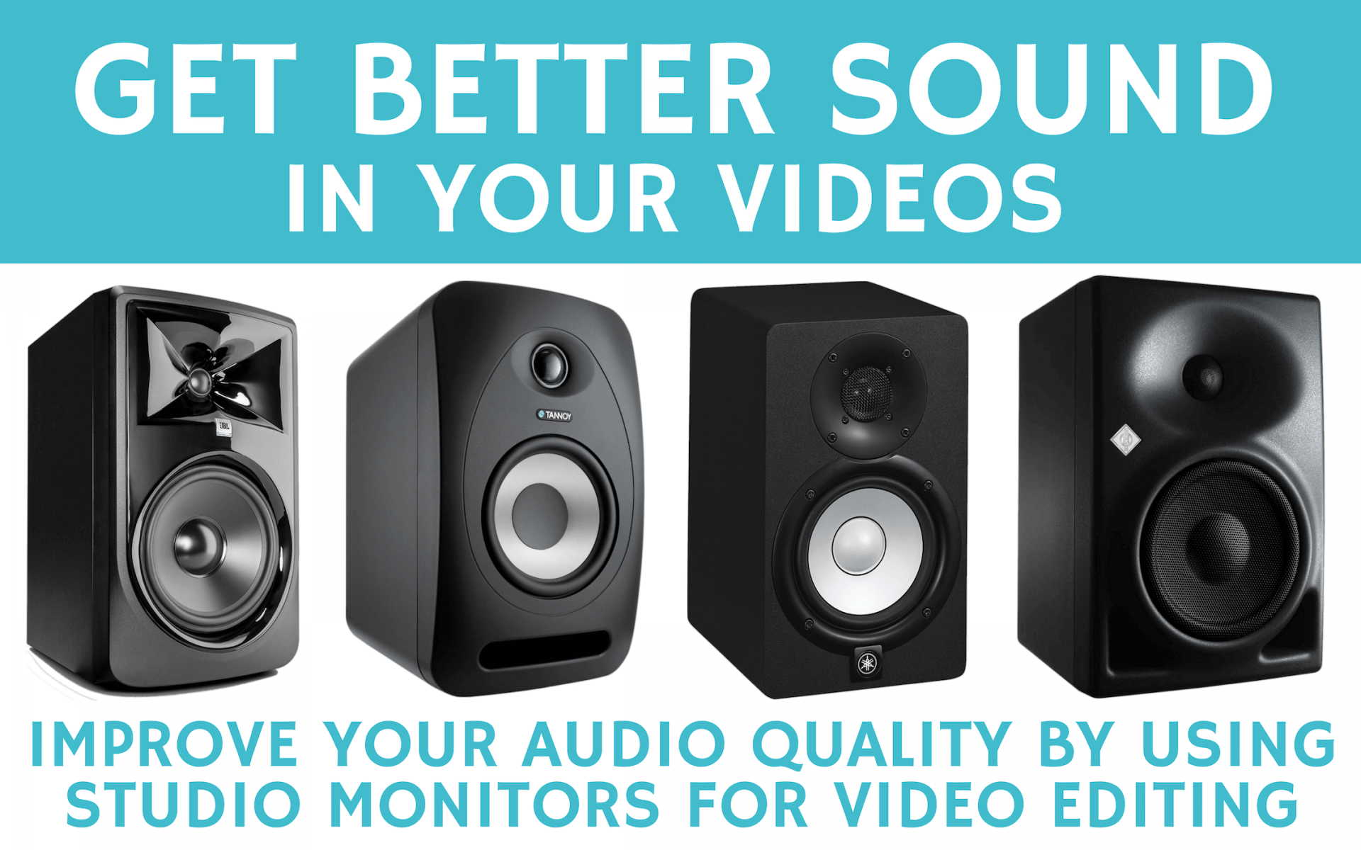 Get better sound in your videos with studio monitors — Creatorbeat